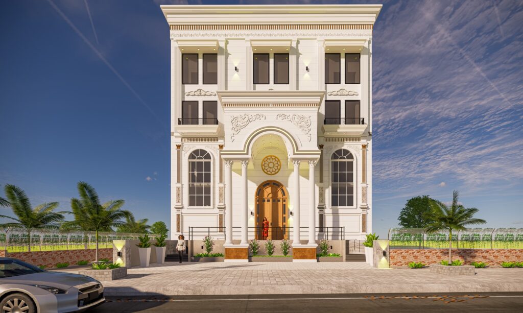 Luxury House Elevation Design - Exterior Interior Vastu