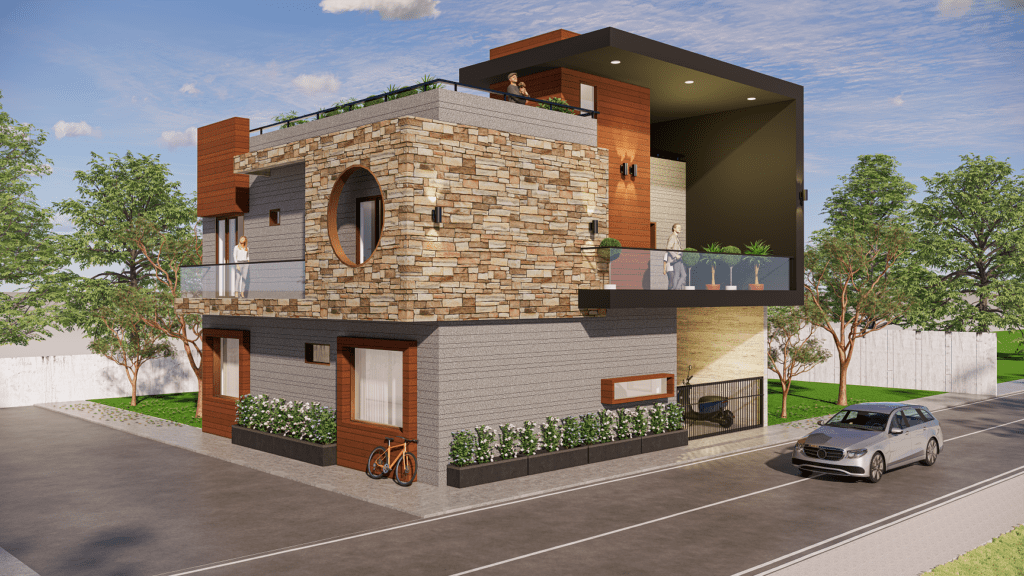 Luxury House Elevation Design - Exterior Interior Vastu